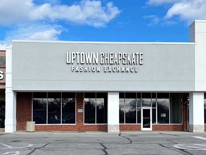 That crisp, professional storefront says "curated collection" not "cluttered chaos" &ndash; exactly what modern thrifters want.