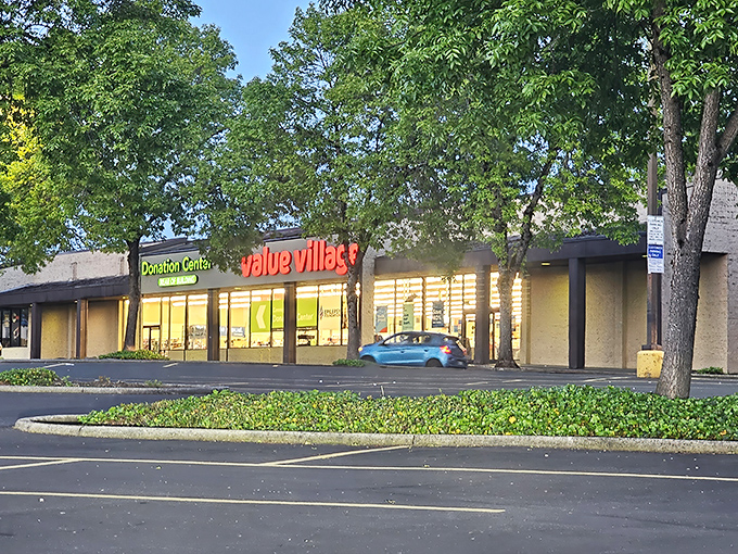 This sprawling thrift paradise stretches like a retail wonderland where bargain hunters become treasure explorers.