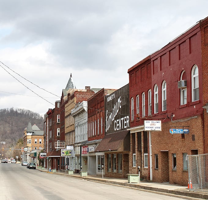 These classic brick buildings in Weston have witnessed decades of stories and still stand proud today. 