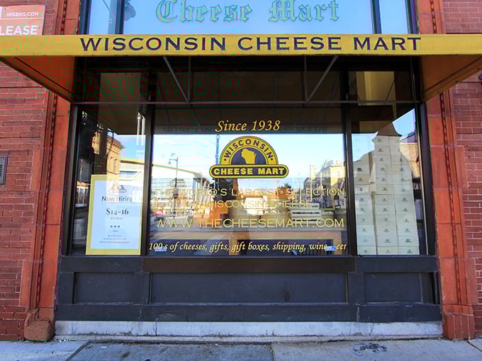 Since 1938, this yellow-awninged cheese paradise has been Milwaukee's answer to dairy dreams.