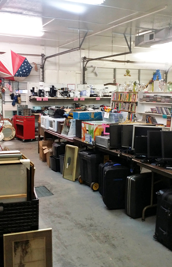 An electronics enthusiast's dream aisle or a time-traveling museum of technology? Perhaps a bit of both.
