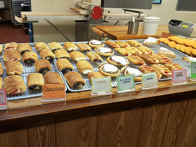 Golden pastries arranged like edible jewelry make every morning feel like a special occasion celebration.