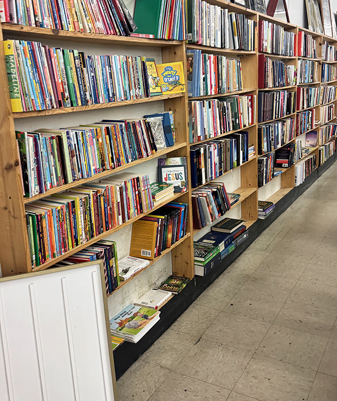 Bibliophiles beware: you might need to call a friend for backup when you see these shelves of literary treasures at pocket-change prices.