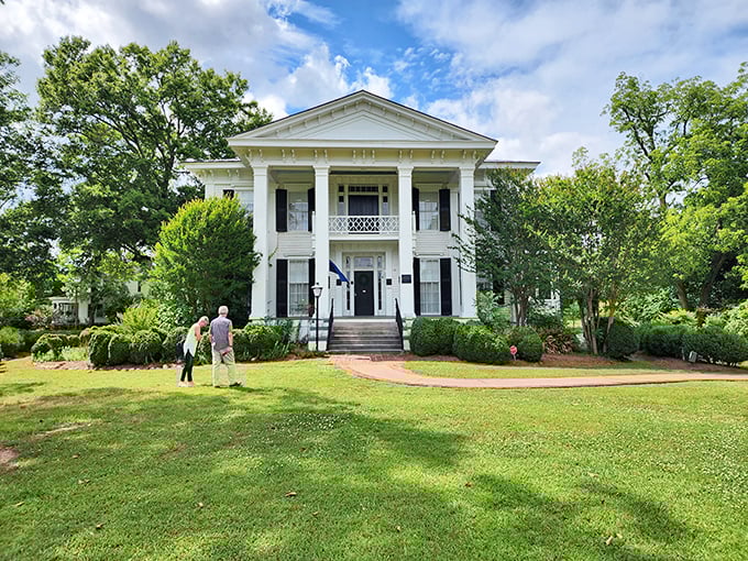 The Burt-Stark Mansion isn't just pretty columns and Southern grandeur&mdash;it's where history happened, complete with a lawn perfect for contemplating life's big questions.
