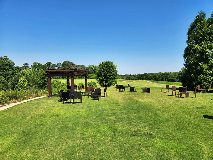 Cateechee Golf Club's pavilion offers views that make you forget your triple bogey on the last hole.