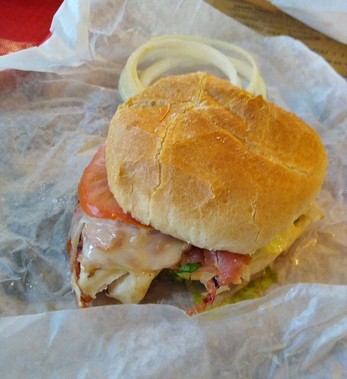 The sandwich that launched a thousand road trips. Layers of meat, cheese, and fresh veggies nestled between bread that deserves its own fan club.