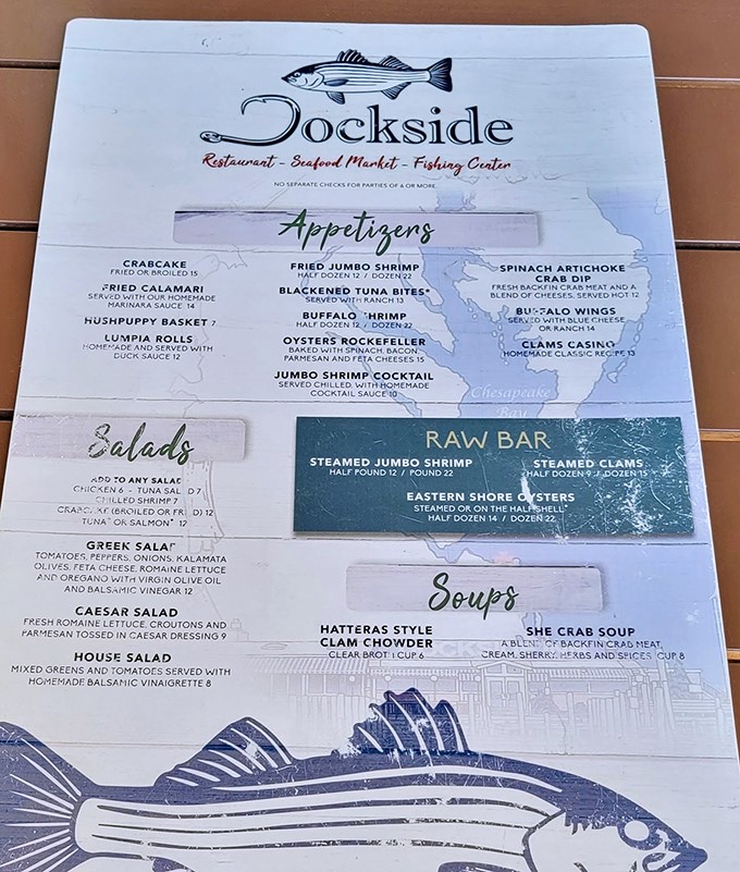 The menu reads like coastal Virginia's greatest hits album – from Oysters Rockefeller to She-Crab Soup, every classic makes an appearance.
