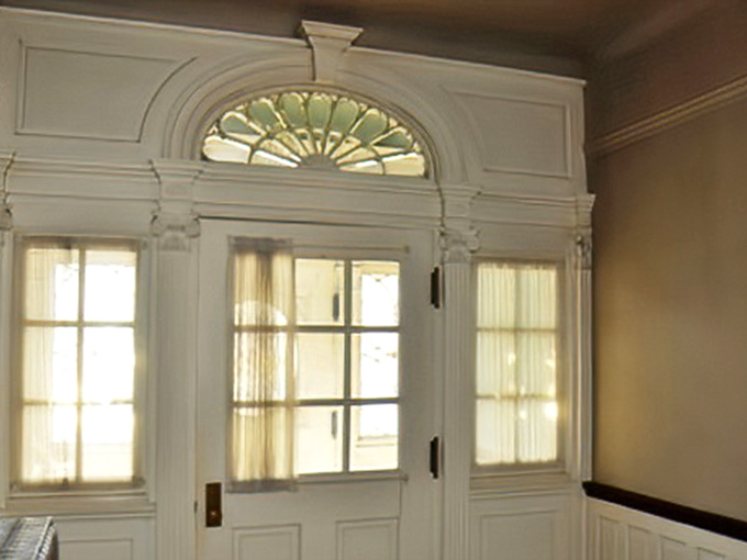 That fanlight transom window! Victorian architects knew the secret to making an entrance that says, "Yes, you've arrived somewhere special."