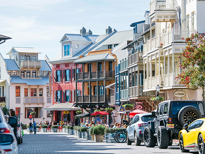 Downtown Rosemary Beach feels like stumbling onto a movie set where everyone got the "live your best life" memo. Coastal sophistication without pretension.