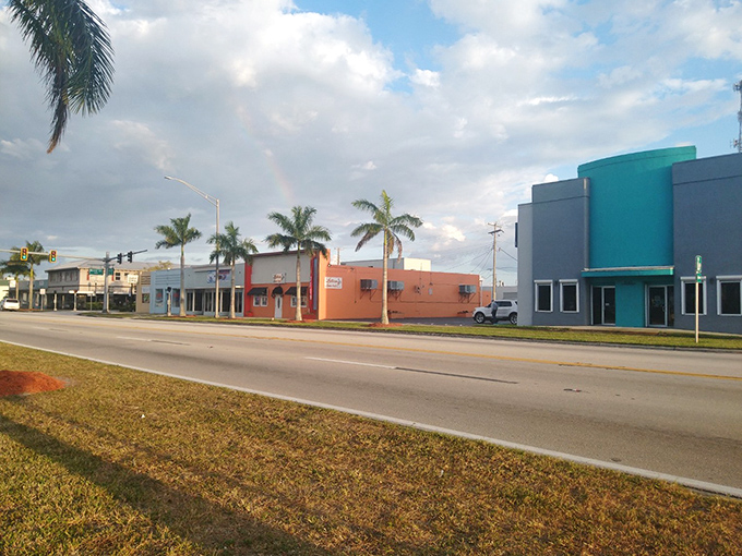Downtown Clewiston's colorful storefronts could be a movie set for "Smalltown, USA" &ndash; if Hollywood remembered that real charm can't be manufactured. 