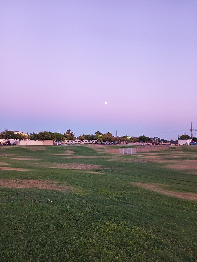 Elena Talbott Park offers green space where kids can actually play without scheduling appointments first.
