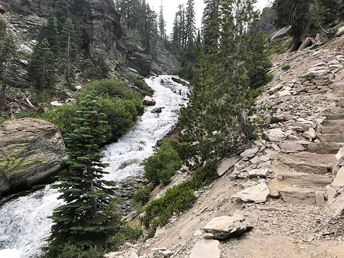 The cascading section of Kings Creek offers a preview of coming attractions, like a movie trailer that actually delivers on its promise.