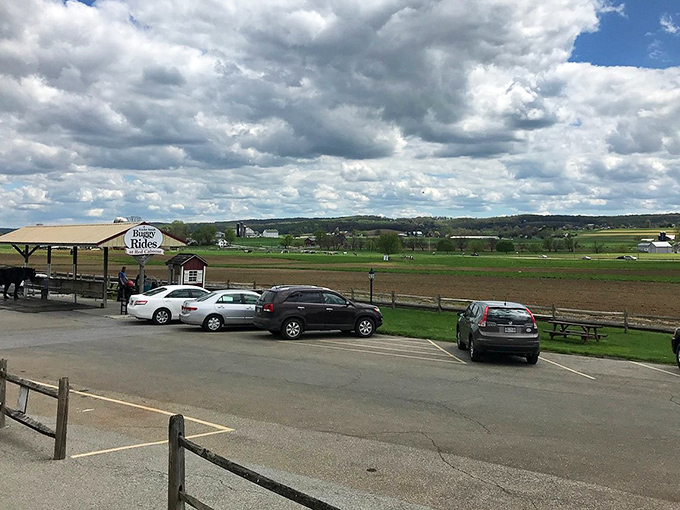 The surrounding countryside offers views that would make a landscape painter weep with joy. No filter needed when Mother Nature does the heavy lifting. 