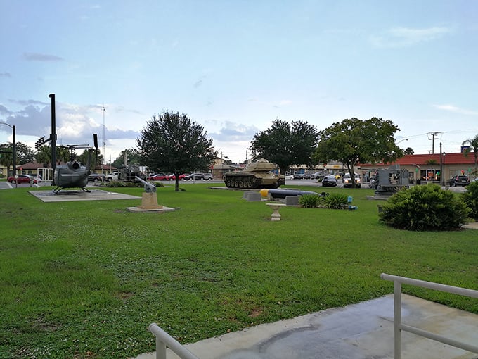 Flagler Park's military display honors heroes while reminding us that some things matter more than retirement portfolios.
