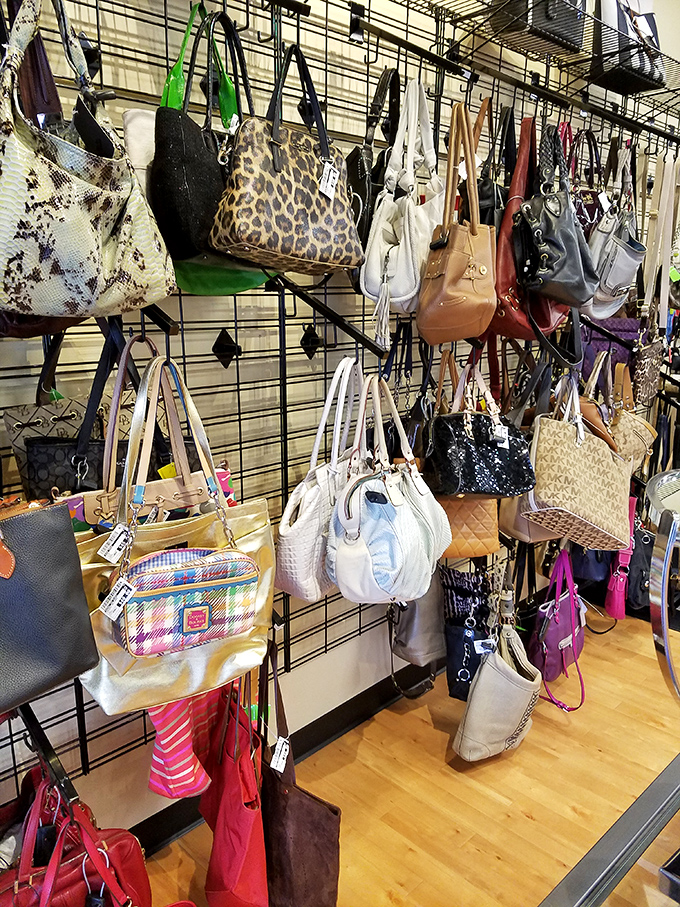 Handbag heaven isn't a myth&mdash;it's hanging right here with enough options to make even the most decisive shopper pause for a strategic reassessment.