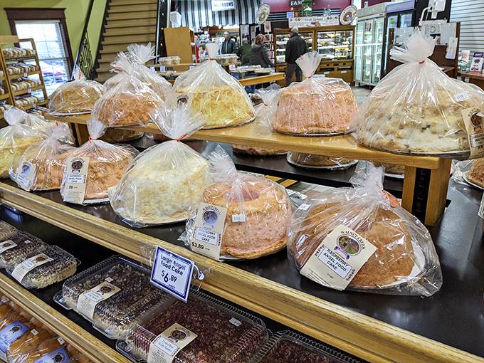 Pies that would make your grandmother jealous line the shelves, each one a testament to the art of proper crust-to-filling ratios.