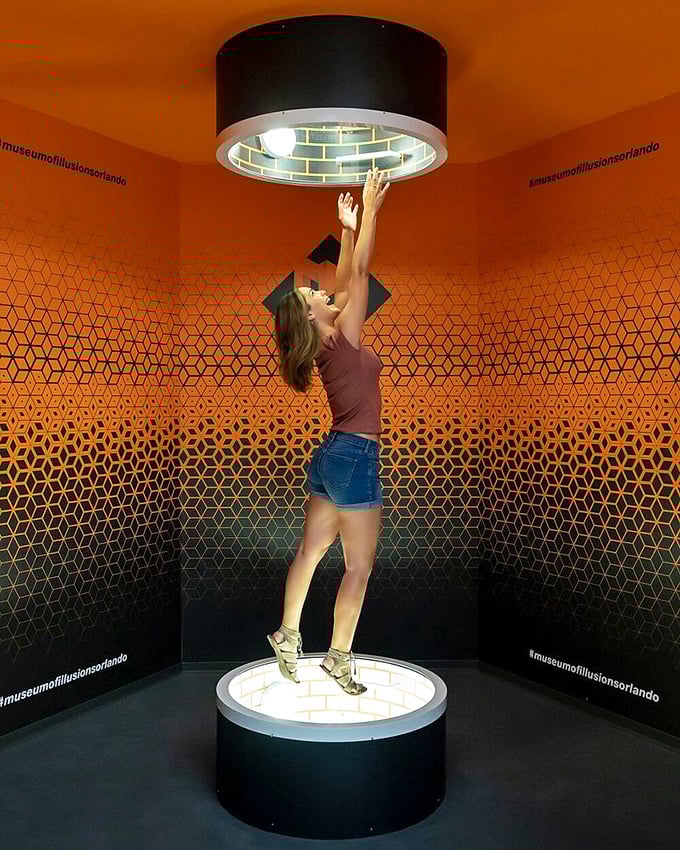 This illuminated infinity well creates the perfect illusion of endless depth. Your Instagram followers will think you've discovered a portal to another dimension.