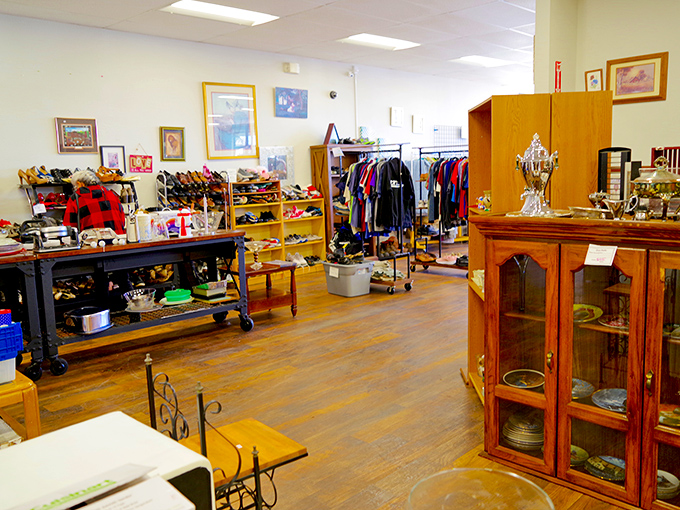 Step inside and the treasure hunt begins! Achievement House's well-organized interior makes bargain-hunting feel less like chaos and more like an adventure.