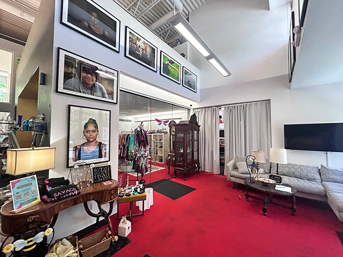 Red carpet treatment isn't just for Hollywood. At Dragonfly, even your bargain hunting gets the VIP experience with plush surroundings and thoughtful displays.