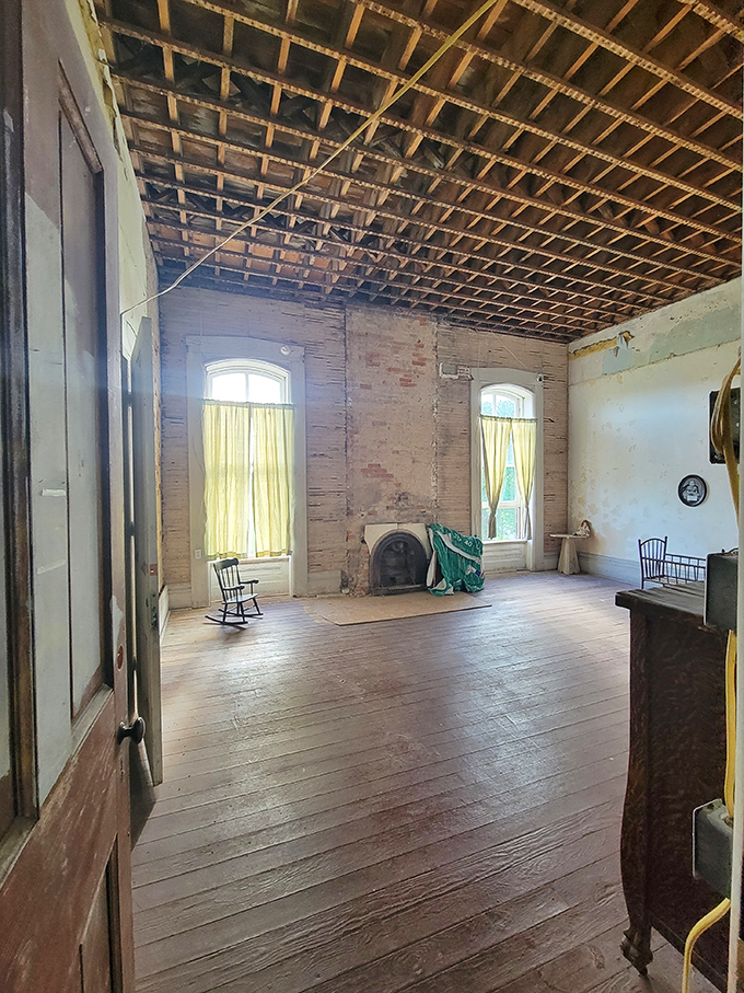 Step inside where original hardwood floors creak with stories that would make your history teacher weep with joy.