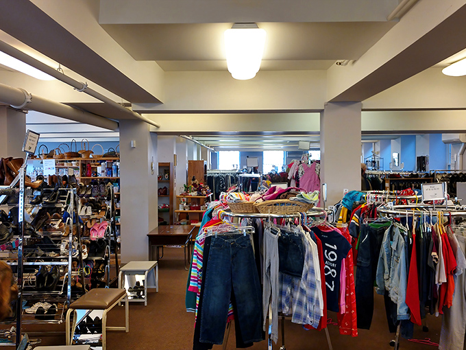 Not your grandmother's cluttered thrift shop&mdash;Outfitters' organized chaos promises treasures for those willing to hunt through the well-arranged racks.