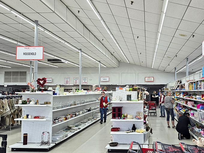 The household section: where someone else's former kitchen gadgets become your new conversation pieces at a fraction of retail prices.