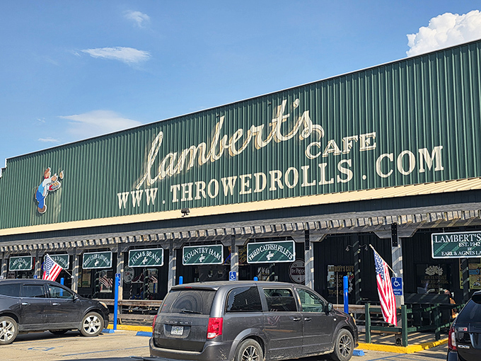 Lambert's Caf&eacute;, where dinner rolls become airborne missiles and portion control went to live on a farm upstate.