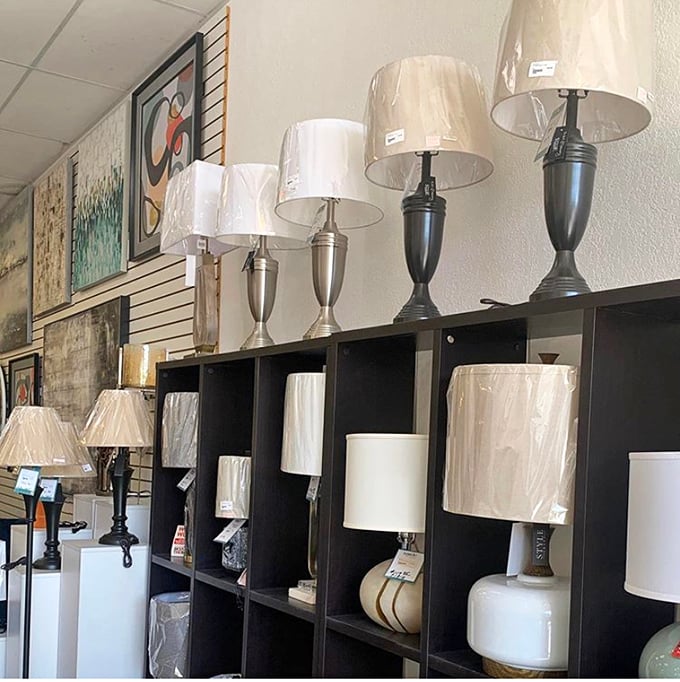 Step into lamp paradise! These aren't your big-box store offerings&mdash;each one previously illuminated the cocktail parties of people who vacation as a verb.