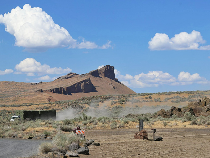 Nature's architecture at Lava Beds National Monument puts human skyscrapers to shame. No HOA fees, just breathtaking views that change with the light.