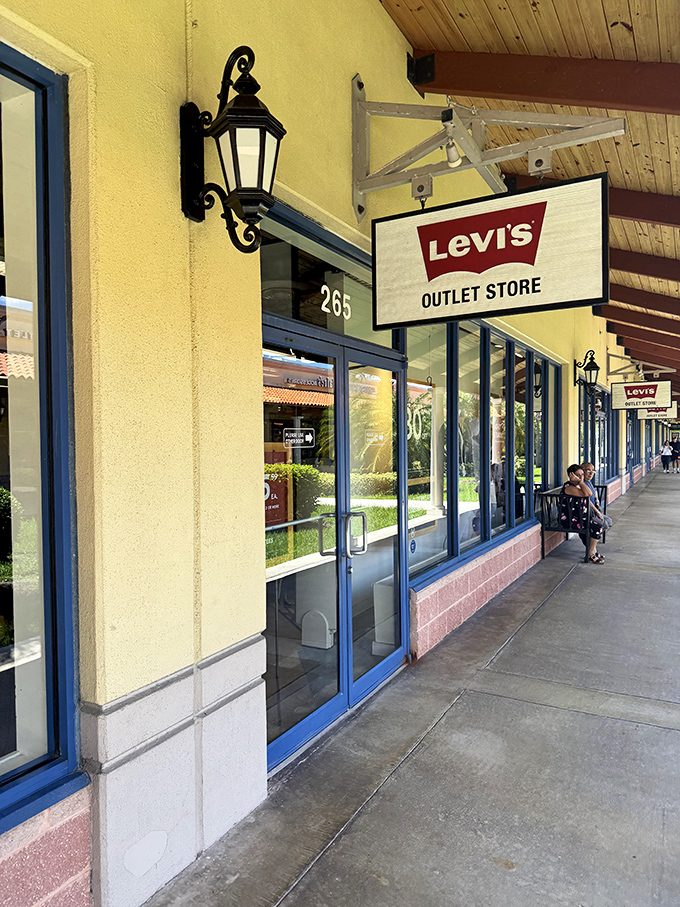 The Levi's outlet promises denim salvation for every body type, with classic American style that won't require a second mortgage or an emergency call to your financial advisor.
