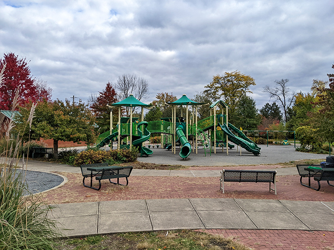 The playground at Lewisburg Area Recreation Park proves that even in our digital age, slides and swings still generate more genuine smiles than any smartphone.