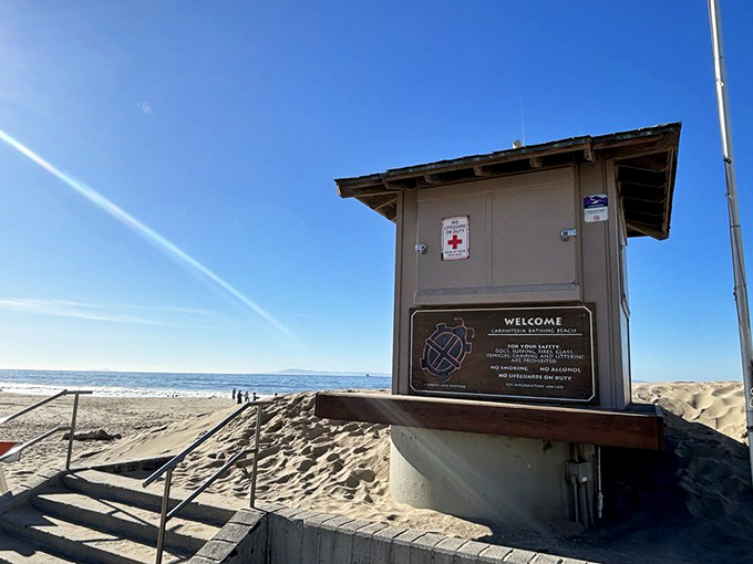 Your friendly neighborhood lifeguard stands ready to keep beach days worry-free and wonderful.