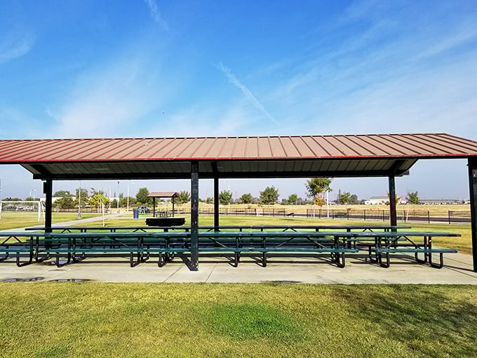 Simple pleasures define Lindsay living &ndash; covered picnic areas where generations gather for celebrations without needing to take out a second mortgage.