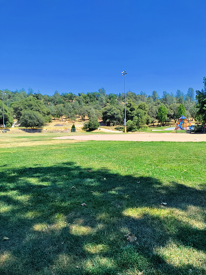 Green spaces abound in Placerville, where this park offers a peaceful retreat with playground amenities—proving retirement doesn't mean sacrificing outdoor recreation.