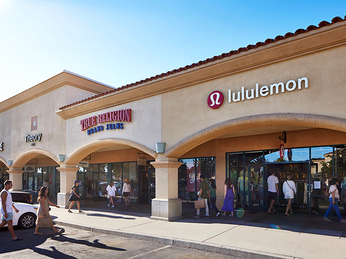 The holy trinity of retail therapy: True Religion, Theory, and Lululemon. Where athleisure dreams come true without requiring a second mortgage.