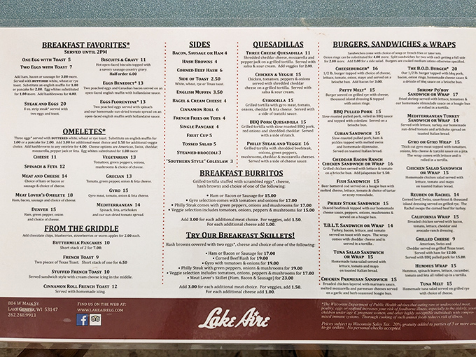 The menu reads like a love letter to American comfort food classics, with breakfast served all day because some relationships shouldn't have time limits.