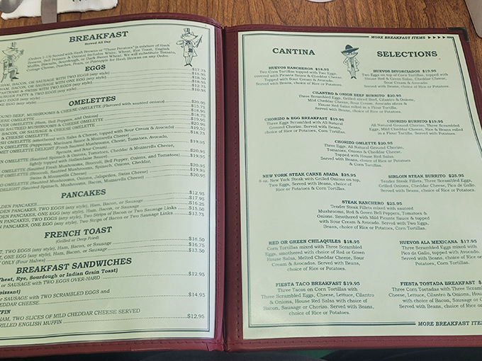 A menu that doesn't need Instagram filters to impress&mdash;just honest food at honest prices. The Cantina Selections page might be the most exciting reading material in Laguna Hills.