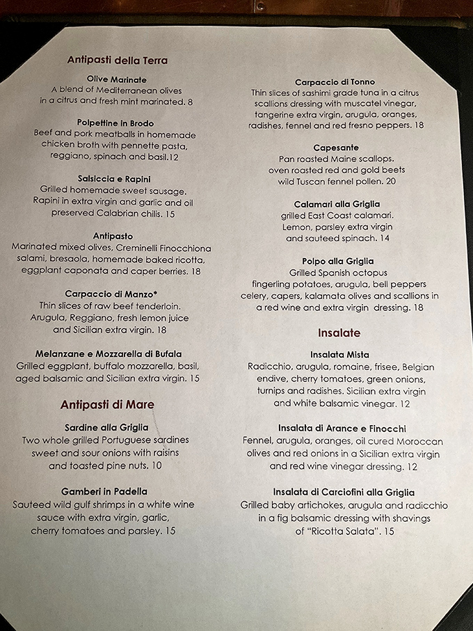 When a menu reads like poetry, you know you're in for something special tonight.