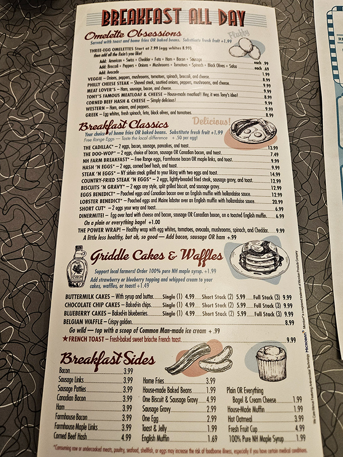 Breakfast all day isn't just a menu section&mdash;it's a philosophy that says "pancakes at 4pm is your constitutional right."