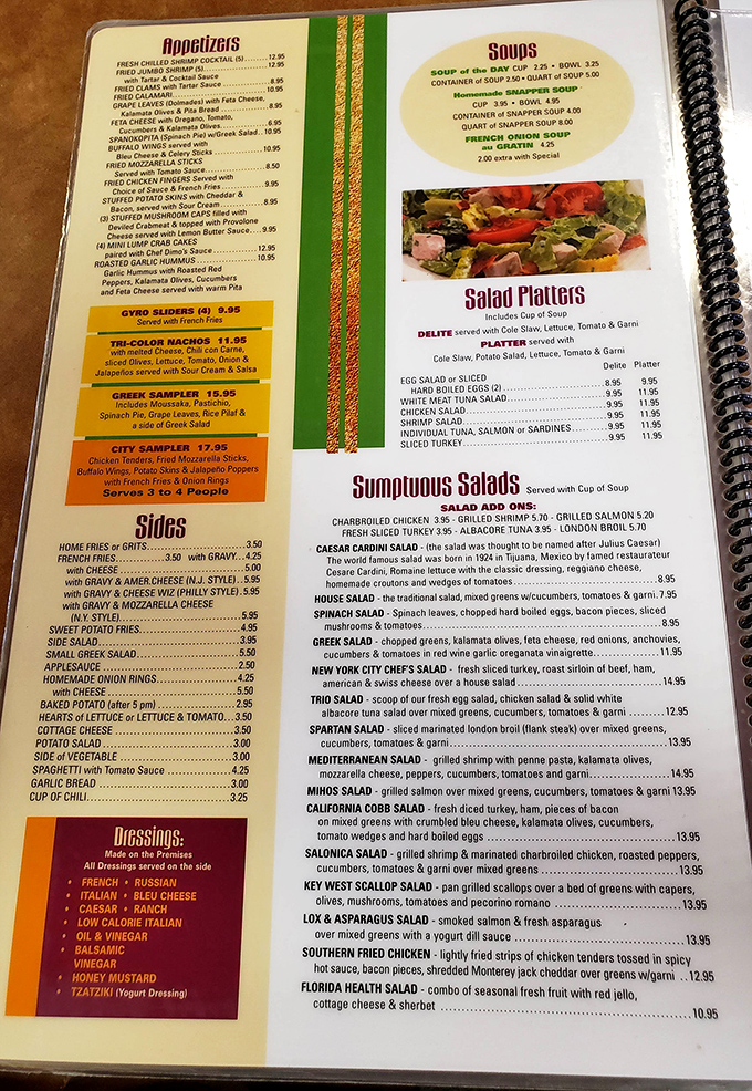 A menu that reads like a love letter to American comfort food classics done right.