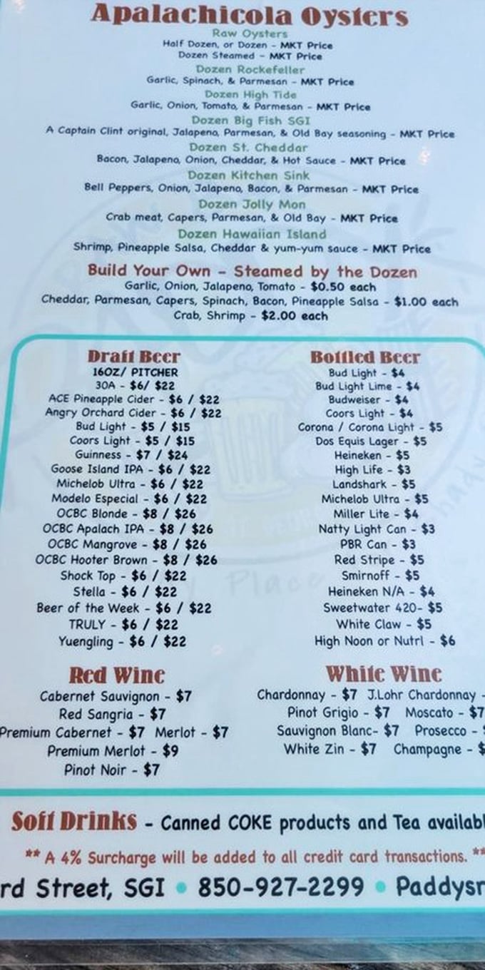 The menu reads like poetry to seafood lovers&mdash;Apalachicola oysters prepared a dozen delicious ways, each one a tiny taste of the Gulf.