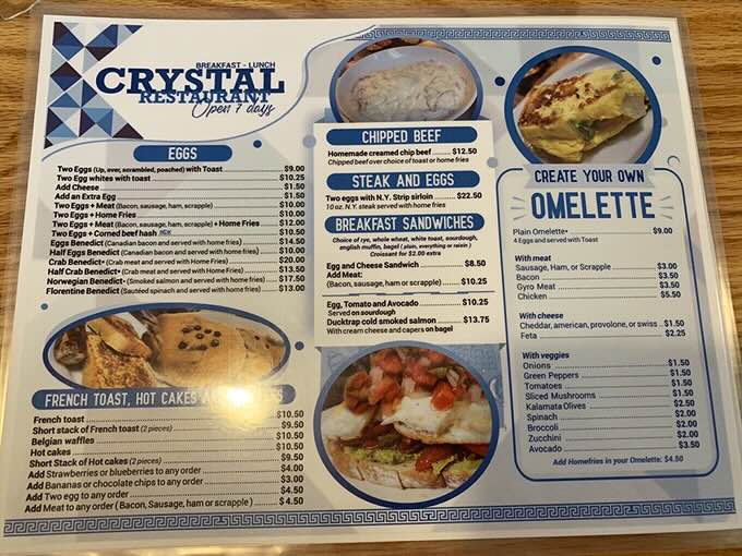 A menu that doesn't need buzzwords or food trends to impress &ndash; just classic breakfast offerings that have stood the test of time.