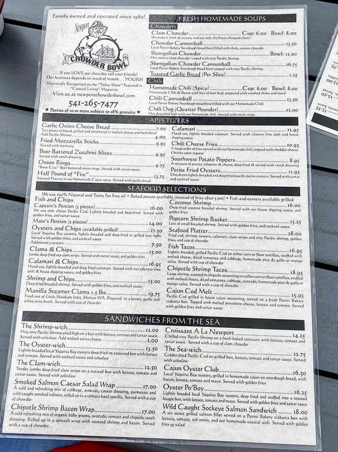 This menu isn't just a list&mdash;it's a treasure map. Each item represents buried culinary gold waiting to be discovered by the hungry explorer.