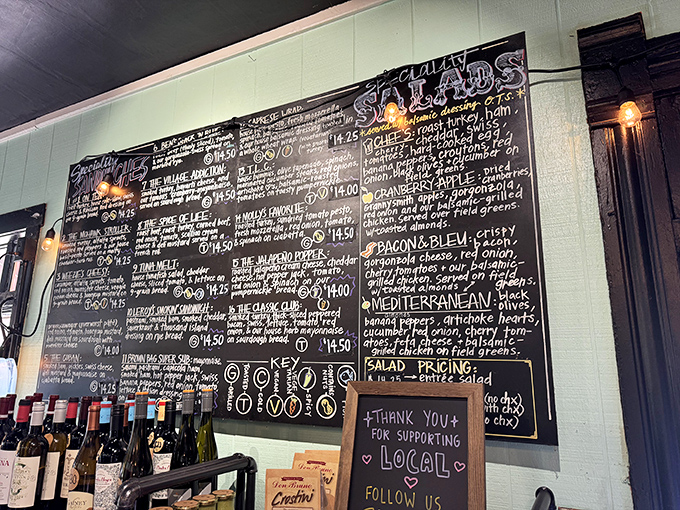 The chalkboard menu reads like poetry for the hungry&mdash;each handwritten offering promising a different path to sandwich nirvana.