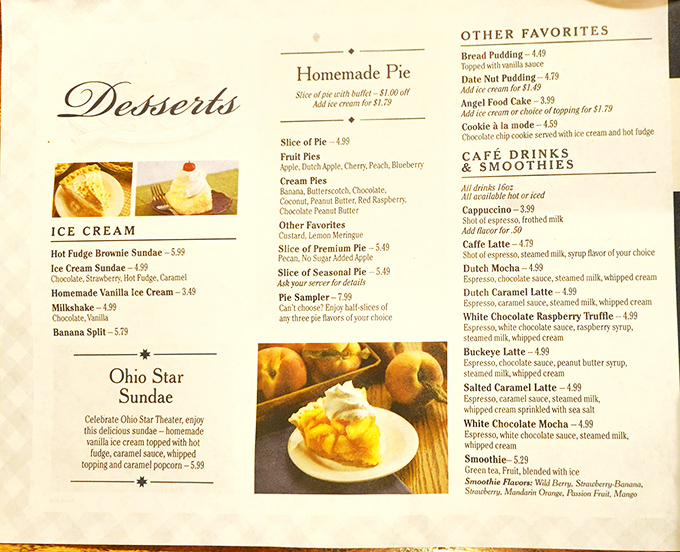 The dessert menu: where indecision becomes an art form and "I'll just have a bite" becomes the lie of the century.