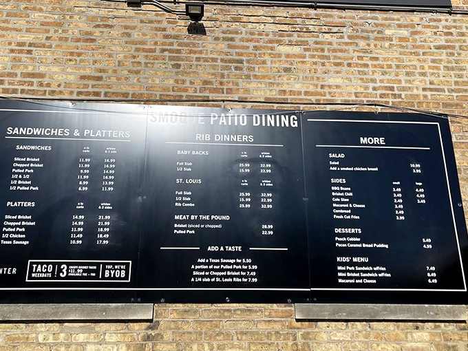 This menu isn't just a list&mdash;it's a roadmap to happiness. Choose your own adventure, but there are no wrong turns here.