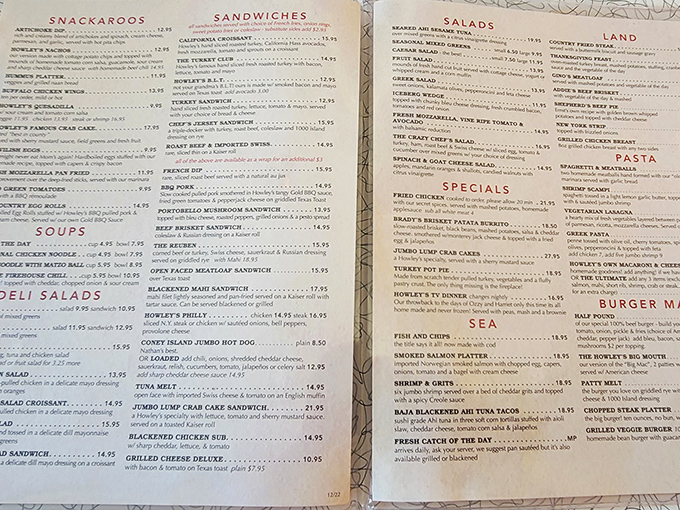 The menu reads like a love letter to comfort food classics with unexpected twists. Decision paralysis has never been so delicious.