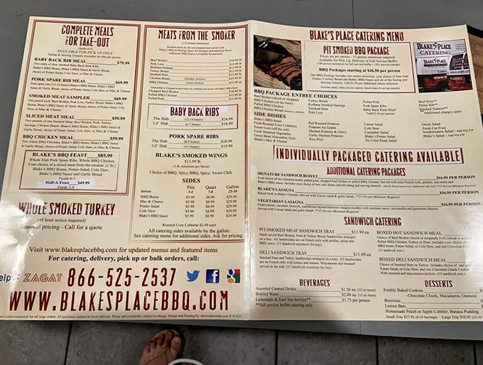 A menu that reads like a love letter to smoked meats. Decision paralysis has never been so deliciously justified.