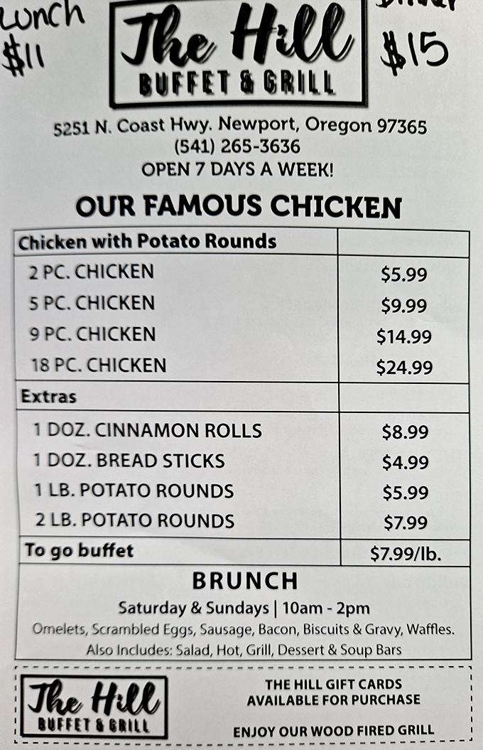 The menu board tells the story&mdash;this place isn't trying to reinvent dining; it's perfecting the classics people actually want to eat.