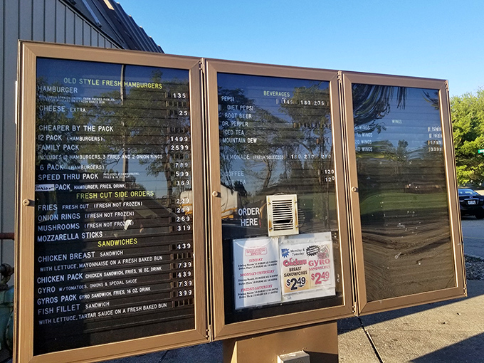 A menu that doesn't need fancy fonts or pretentious descriptions. Just honest food at honest prices&mdash;a vanishing art form.